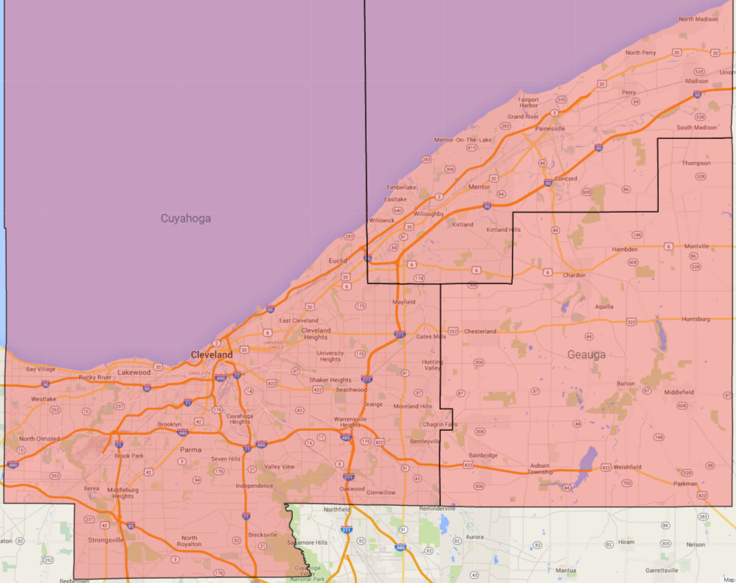 Service Area - Cleveland Concrete Leveling